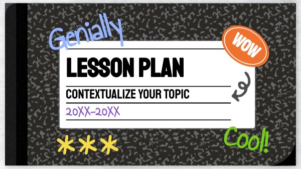 Lesson plan | Genially