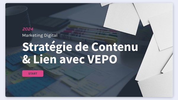 Stratégie de Contenu & Lien avec VEPO