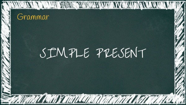 grammar - Simple present and continuous
