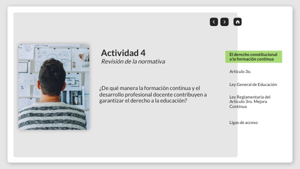 Actividad 4. Revisión normativa | Genially