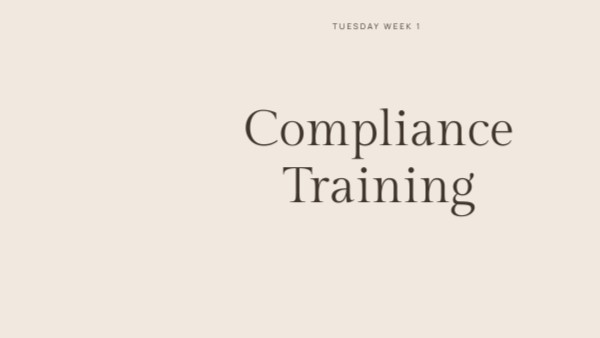 New Compliance Powerpoint