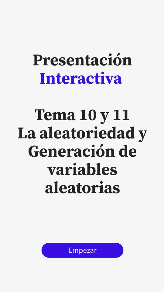 Presentación interactiva básica móvil | Genially