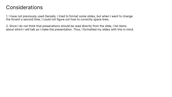 Research Project Presentation | Genially