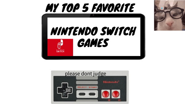 My top 5 favorite nintendo games | Genially