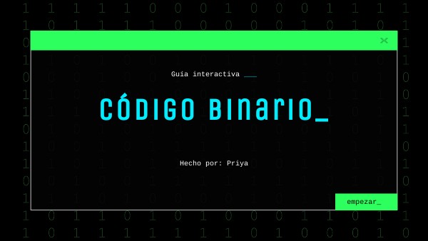 CÓDIGO BINARIO-PRIYA