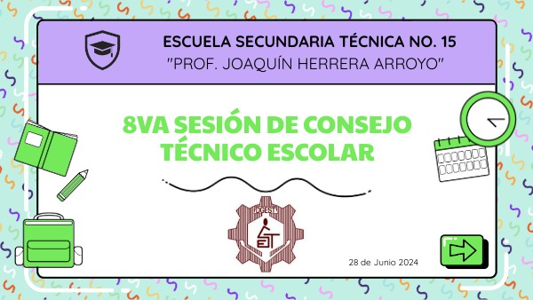 EST No. 15 CTE 8va sesión