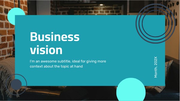 Business vision deck