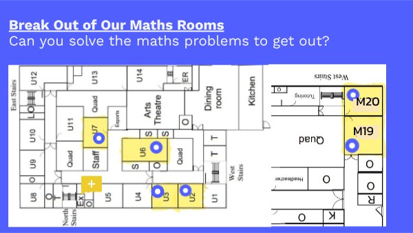 Maths Rooms Map & Breakout | Genially