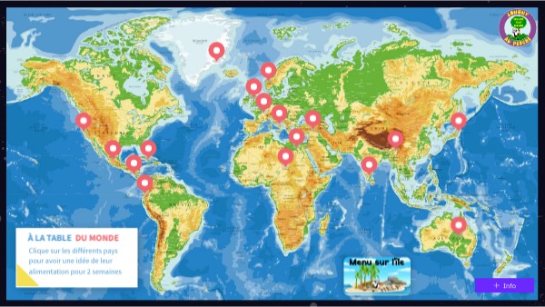 A la table du monde | Genially