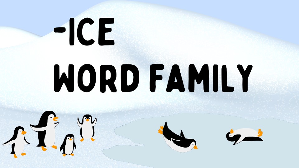 Blue White Playful Ice Word Family Presentation .pdf