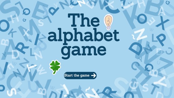 The alphabet game | Genially