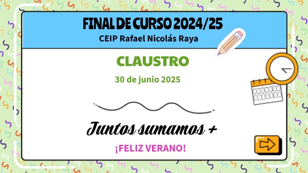 Claustro 28 junio 2024