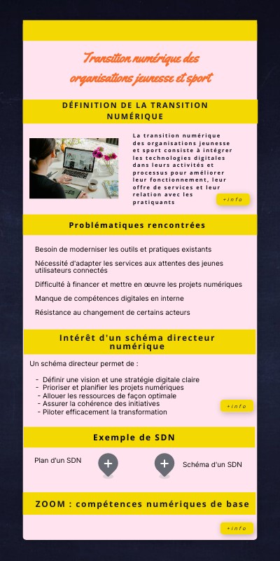 Infographie - transformation numérique