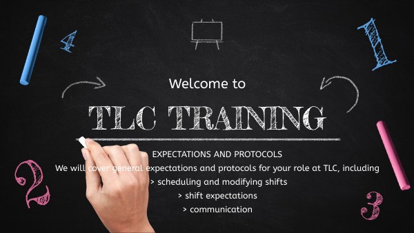TLC Training Expectations and Protocols | Genially