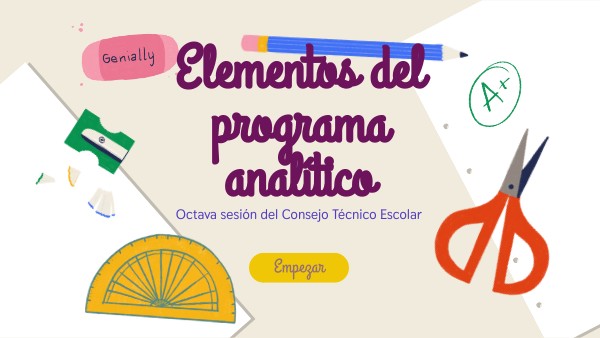 Programa Analítico | Genially