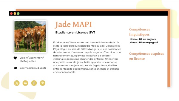 Portfolio design numérique | Genially