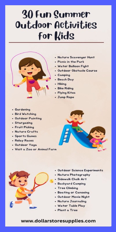 30 Fun Summer Outdoor Activities for Kids | Genially