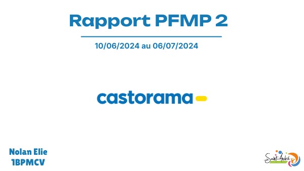 Rapport PFMP 2