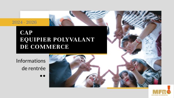 Présentation CAP EPC | Genially