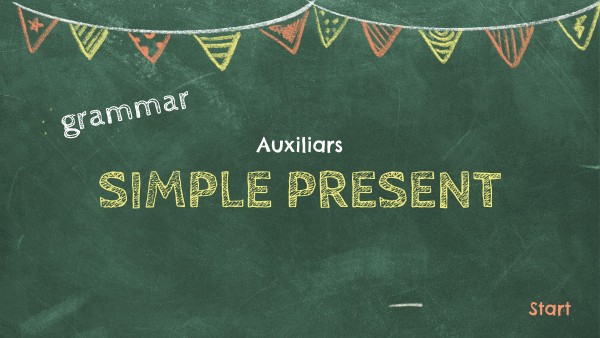 Simple present auxiliars | Genially