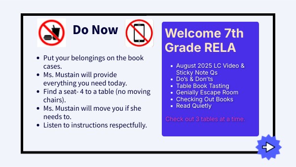 TMS LC Orientation 2025 Escape | Genially