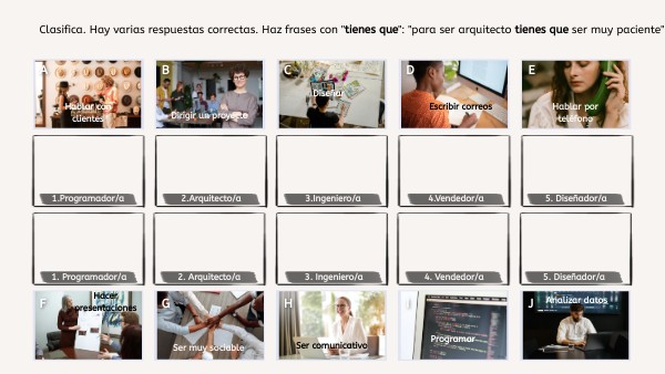 Trabajos ¿Qué tareas tienes que? | Genially