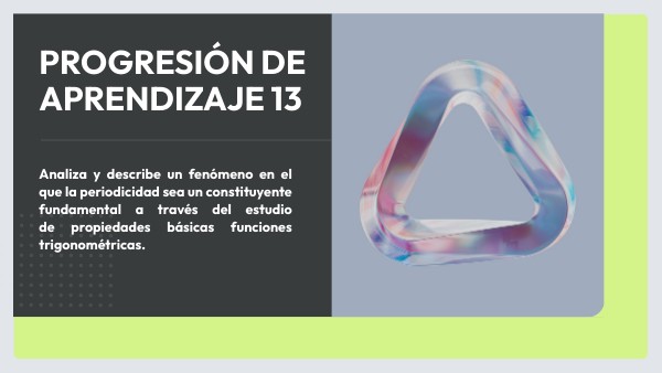 Progresión 13 PM3 | Genially