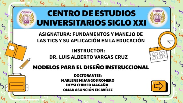 MODELOS INTRUCCIONALE | Genially