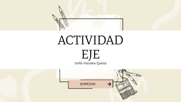 ACTIVIDAD EJE