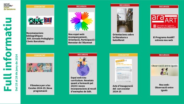 Full informatiu del 25 al 28 de juny del 2024