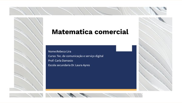 Matematica comercial