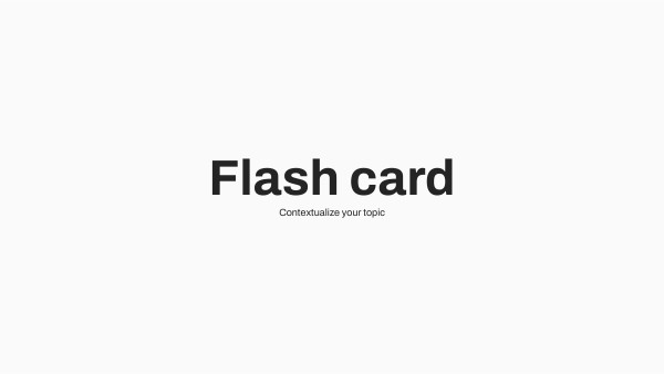 Flash Card Lil | Genially