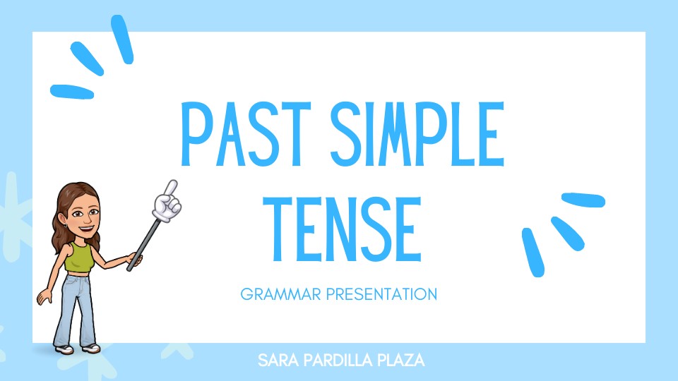 Past Simple Tense Grammar Presentation in Blue White Basic Style.pdf ...
