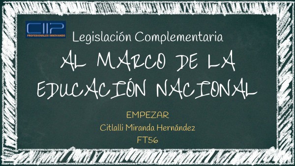 Legislación Complementaria en derechos