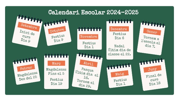 Calendari escolar 24_25
