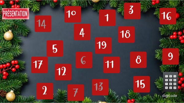 calendrier de l'Avent | Genially