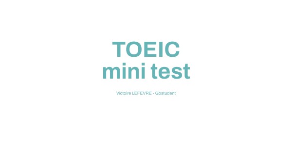 mini TOEIC
