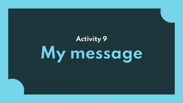 my message | Genially