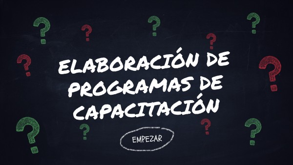 Elaboración de programas de capacitación | Genially