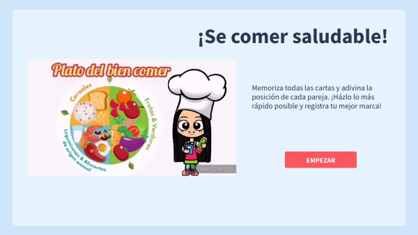 ¡Se comer saludable!