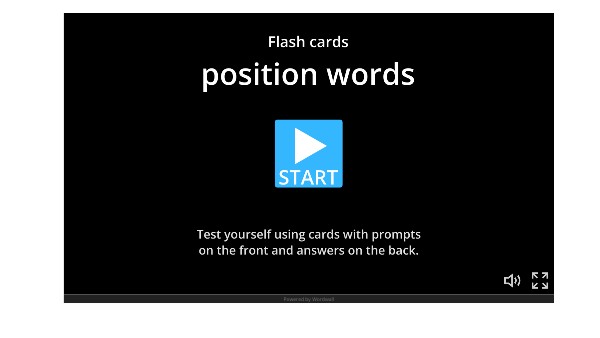 Positions words (the cat)