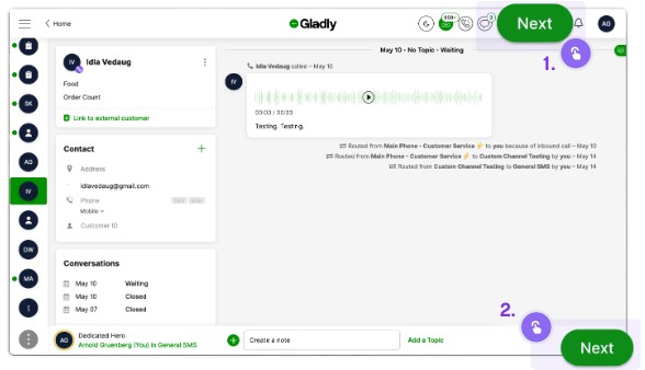 Next button options | Genially
