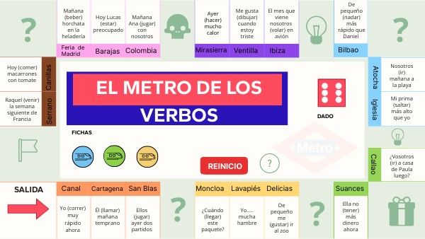 La oca de los verbos