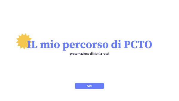 Percoso PCTO | Genially