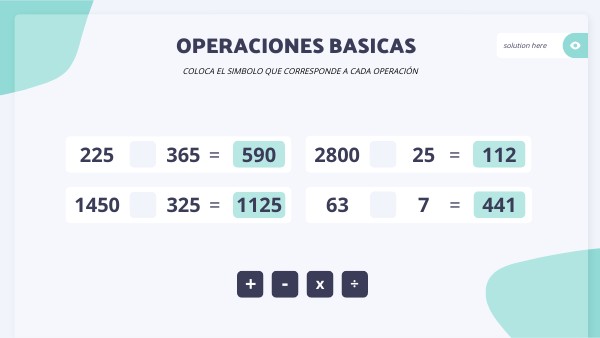 OPERACIONES BASICAS
