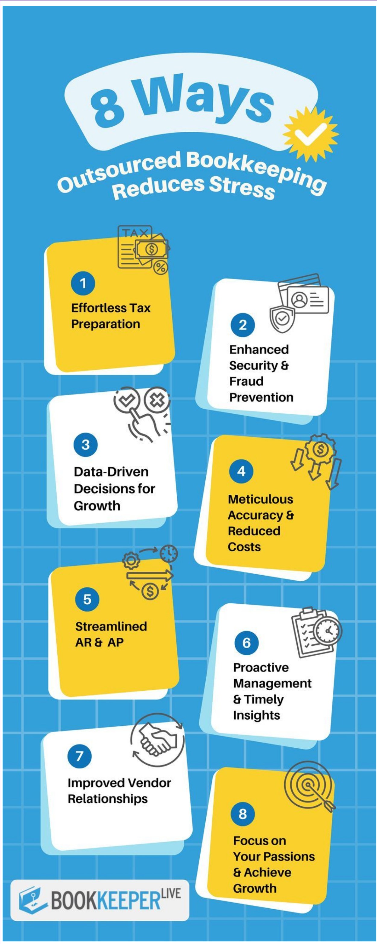 8 Ways Outsourced Bookkeeping Reduces Stress