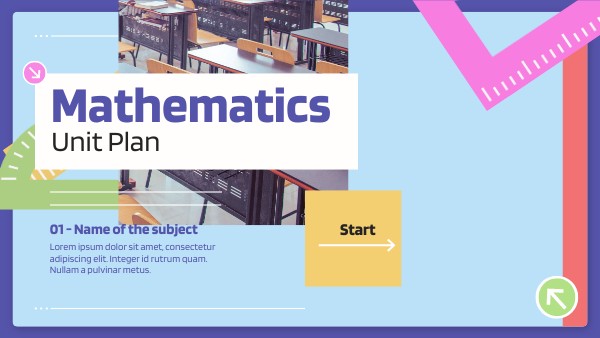 Unité d’enseignement des mathématiques | Genially