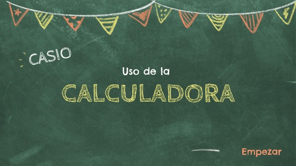 Presentación Uso de la calculadora