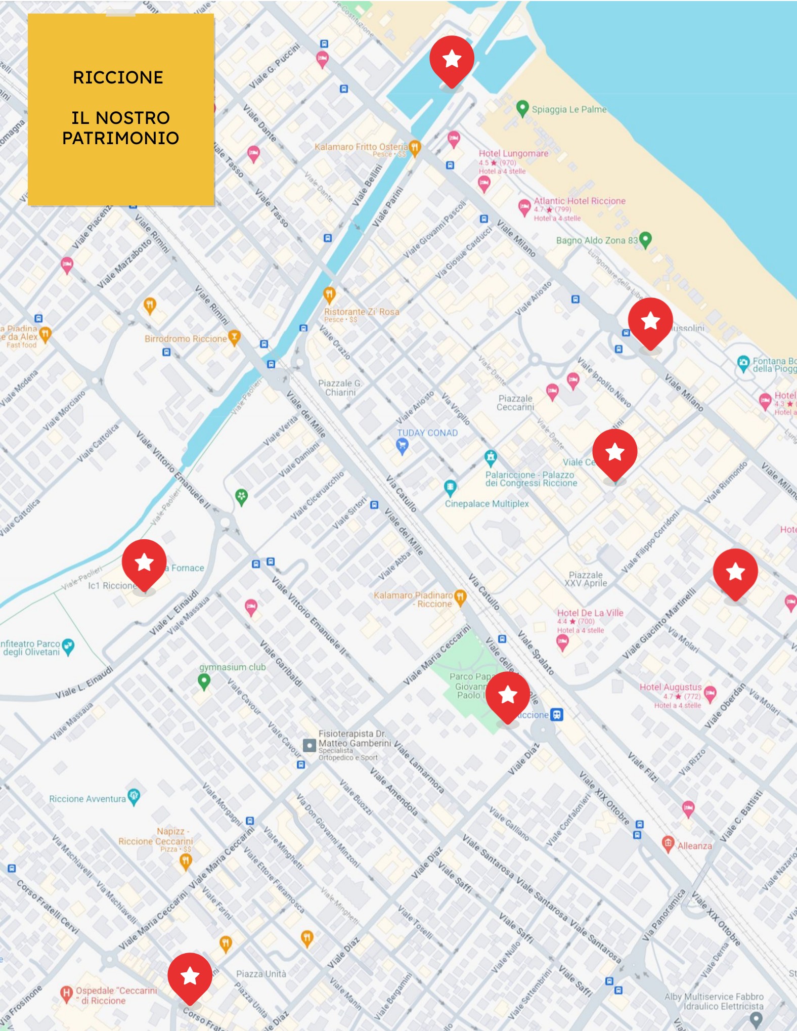 CARTINA RICCIONE PATRIMONIO