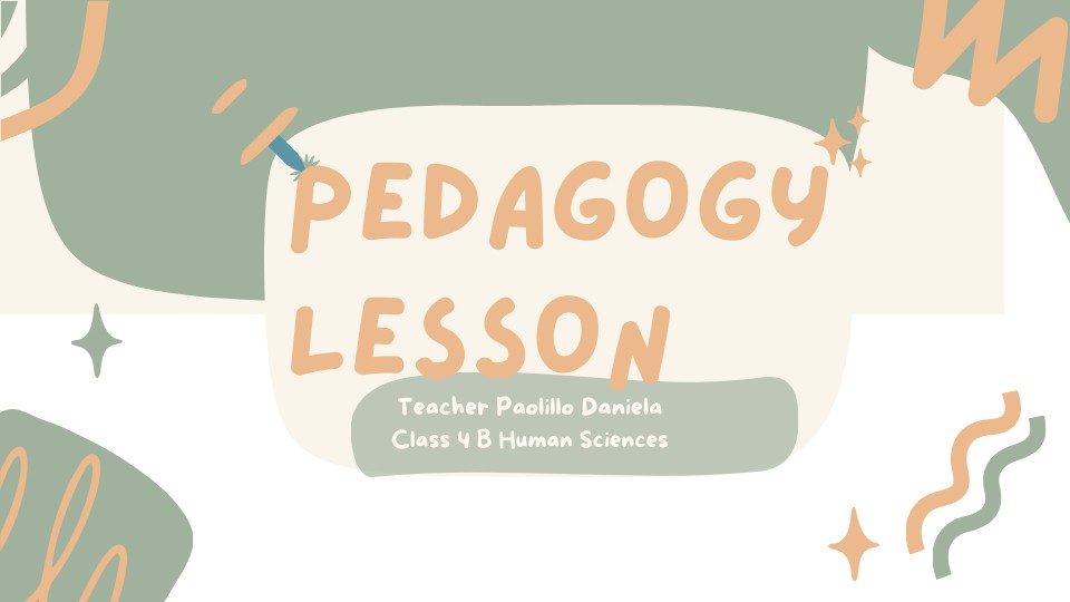 PEDAGOGY LESSON.pdf | Genially